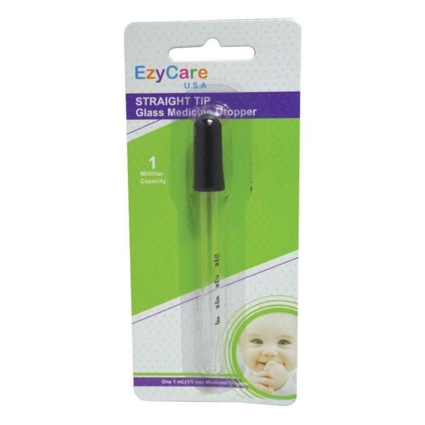 Ezycare Straight Tip Glass Medicine Dropper 1 ml 19349 in Medical ...