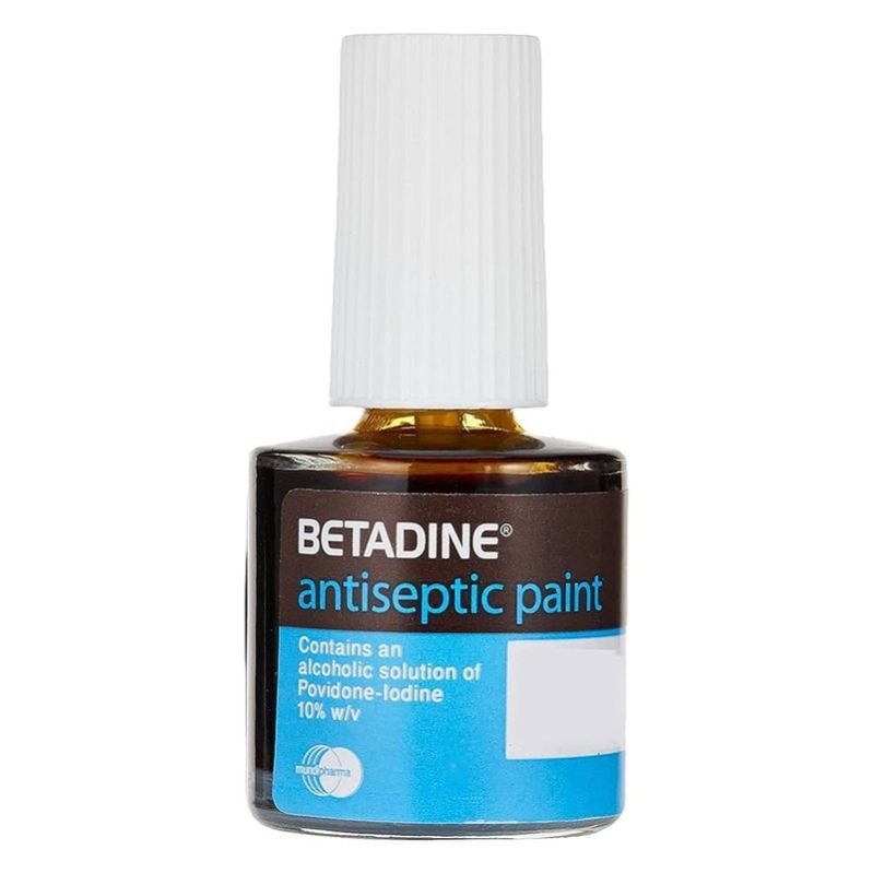 Betadine Antiseptic Paint With 10% Povidone Iodine 8ml in Disinfectant ...