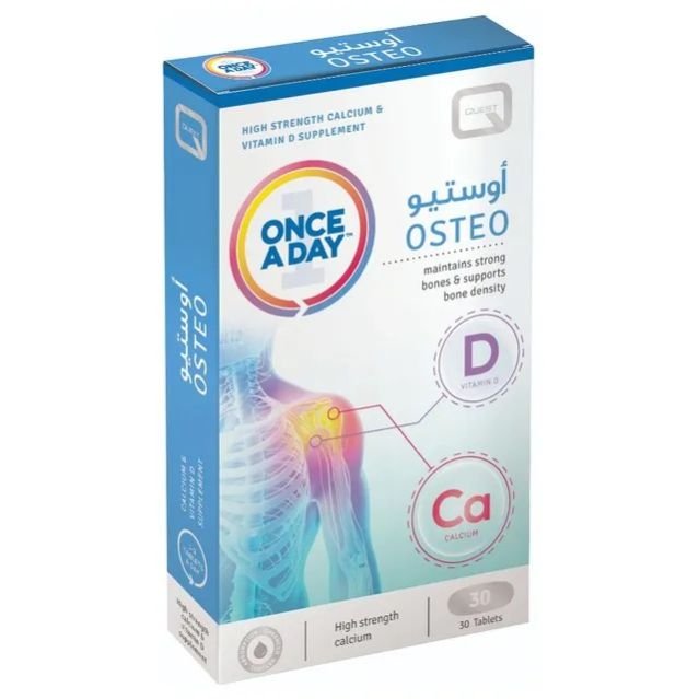 QUEST ONCE A DAY OSTEO TAB 30S in Vitamins & Supplements | Zaitoon Pharmacy