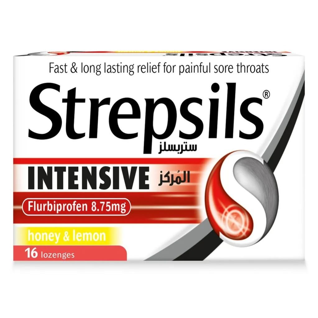STREPSILS INTENSIVE HONEY & LEMON LOZENGES 16'S in Sore Throat ...