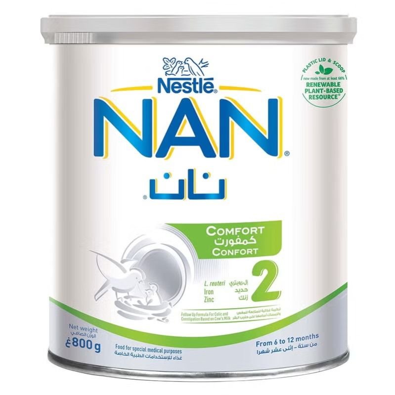 Nestle NAN Comfort 2 Milk Powder 800 g in Baby Food & Formula | Zaitoon ...